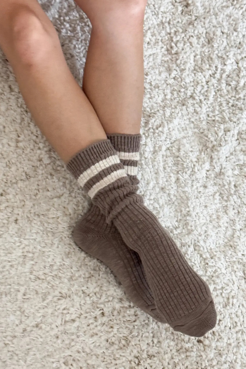 Le Bon Shoppe Cottage Varsity Socks – Studio Opal Boutique