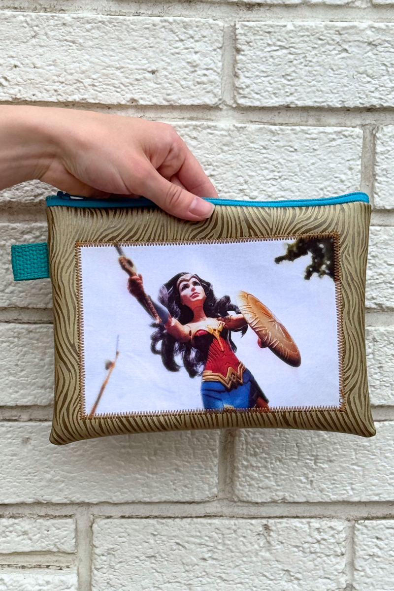 Castano Wonderworks Wonder Woman Pouch – Studio Opal Boutique