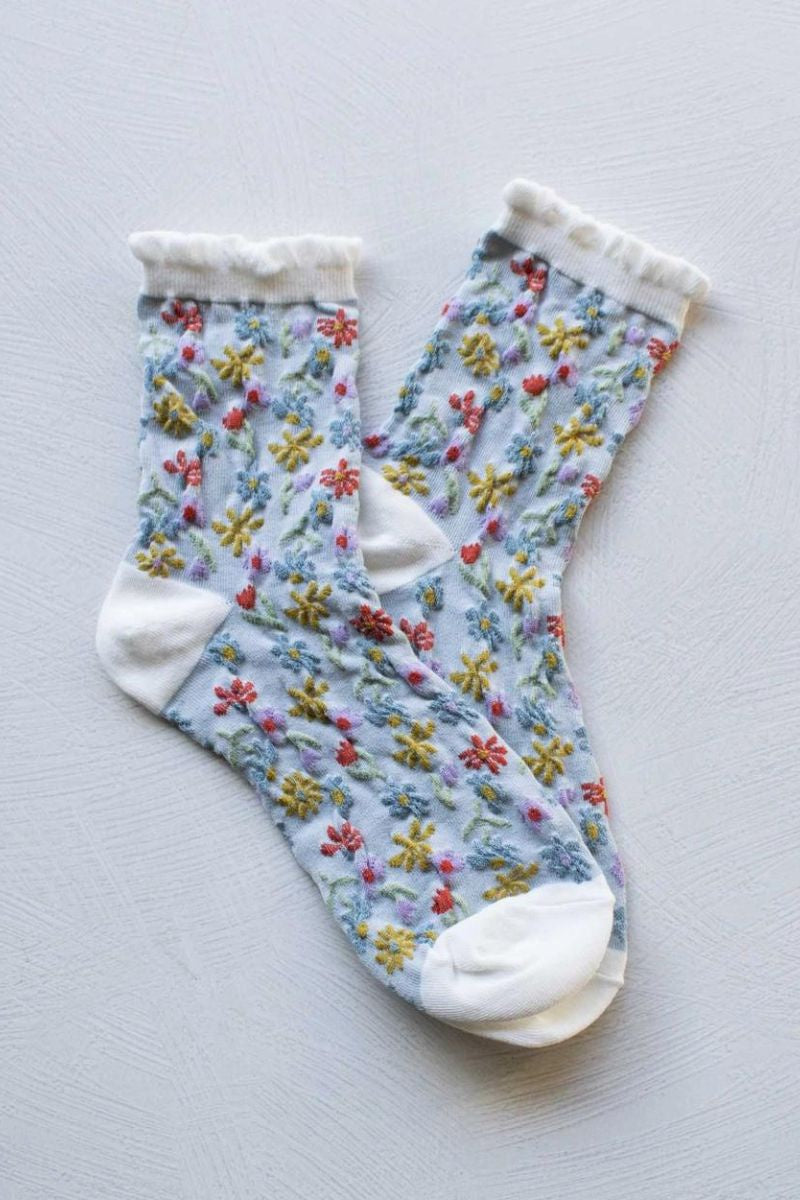 Love Floral Casual Socks – Studio Opal Boutique