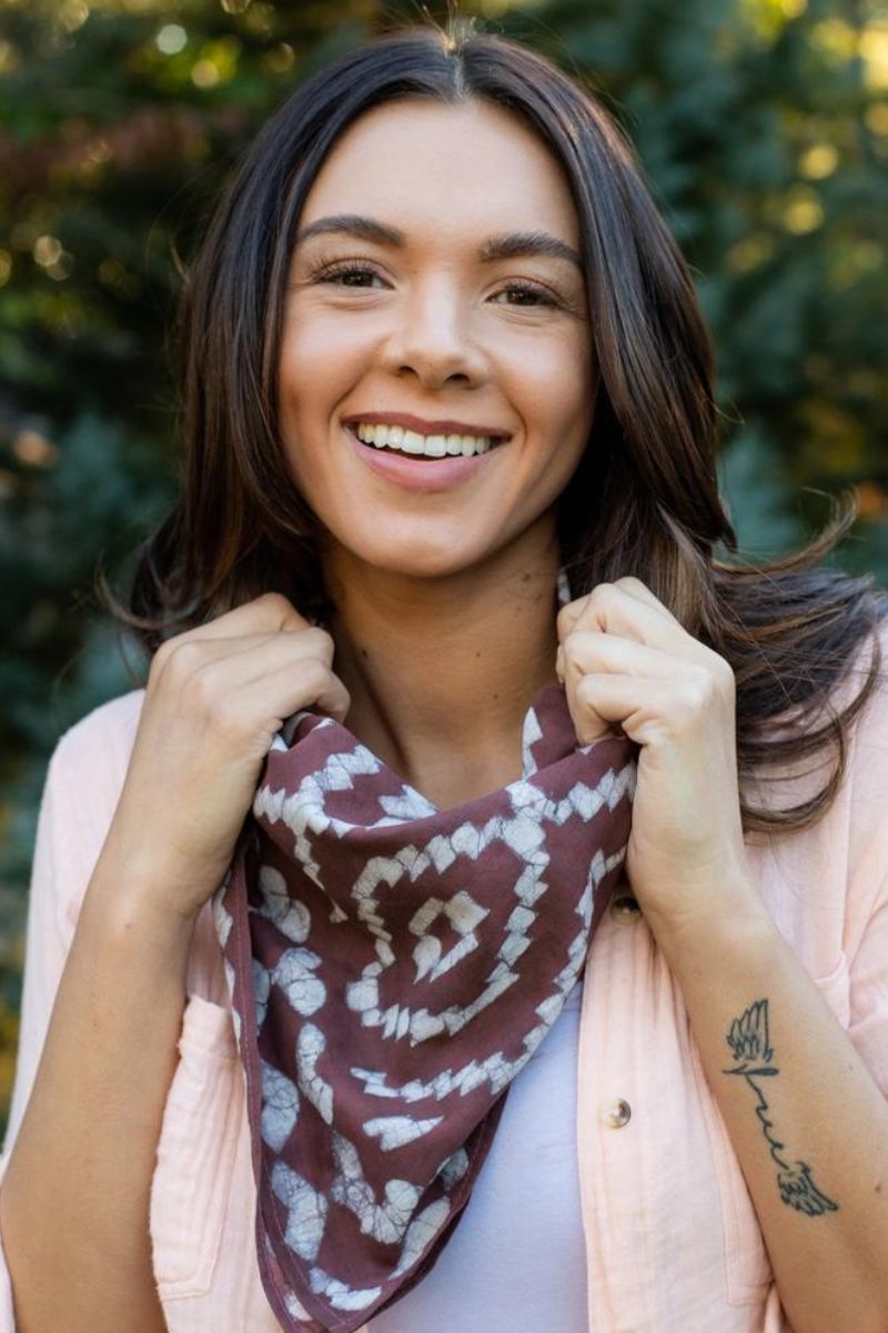 Studio Opal Block Printed Bandana – Studio Opal Boutique
