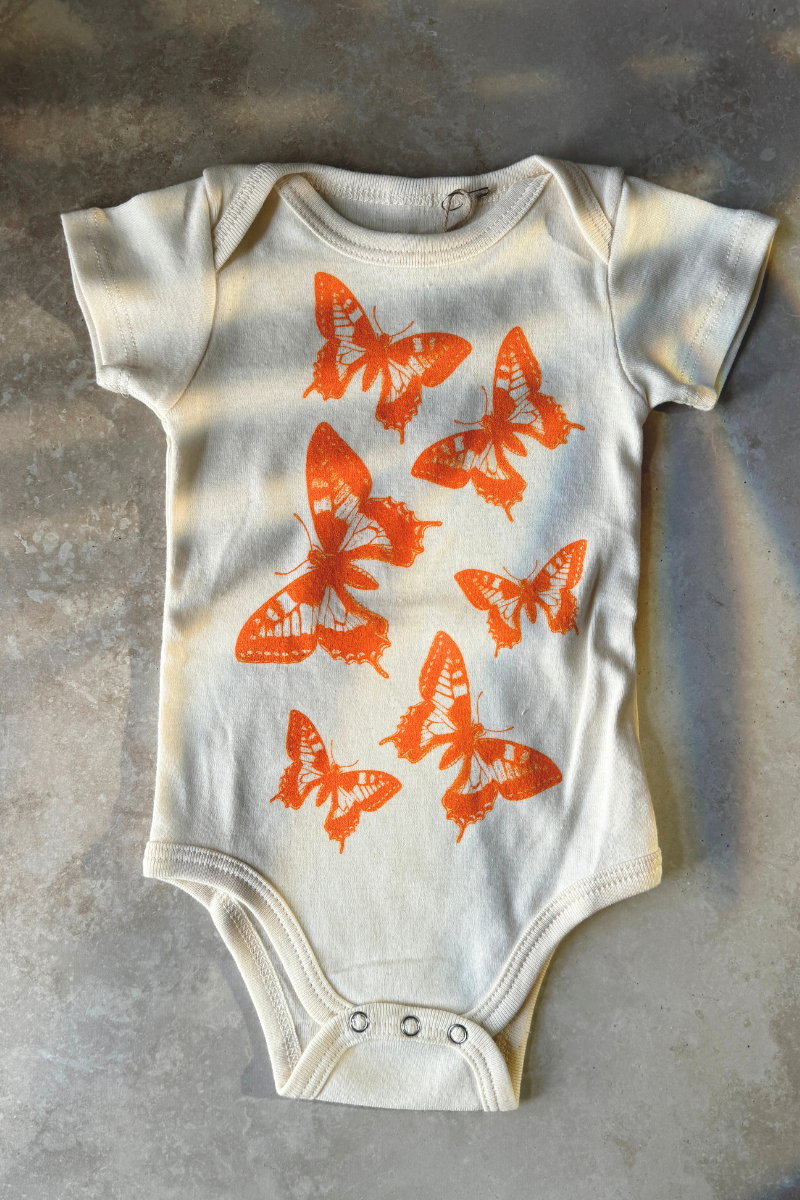 Butterflies Organic Onesie – Studio Opal Boutique
