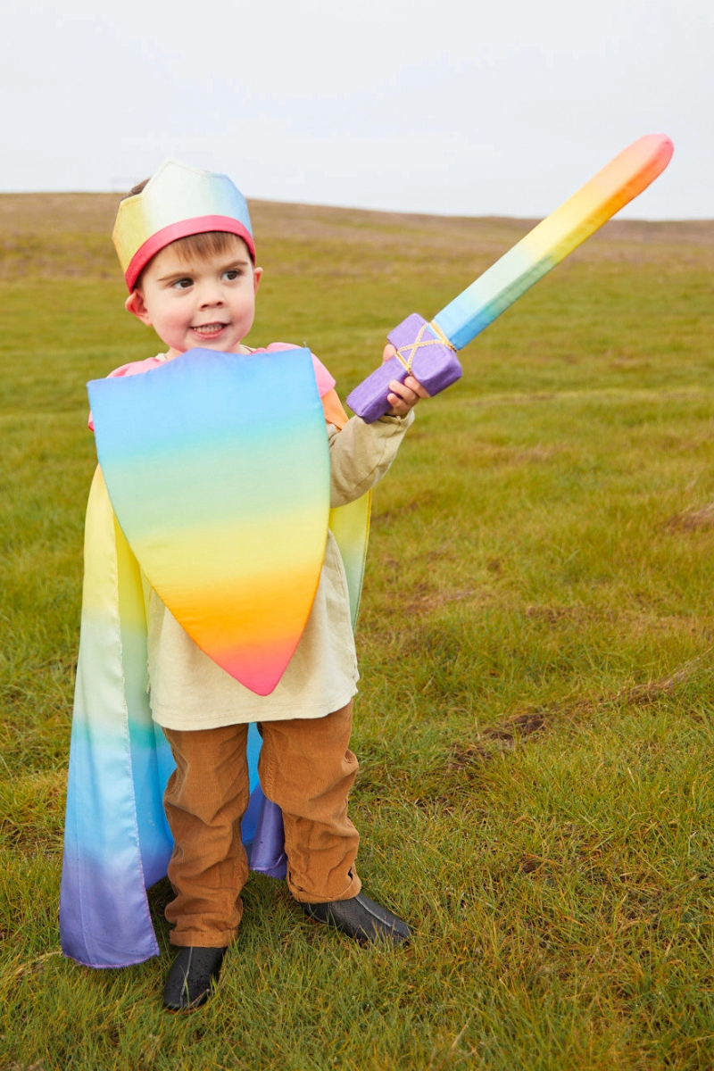 Sarah's Silks Soft Shield For Kids Knight Costume - Natural, Silk Dress ...