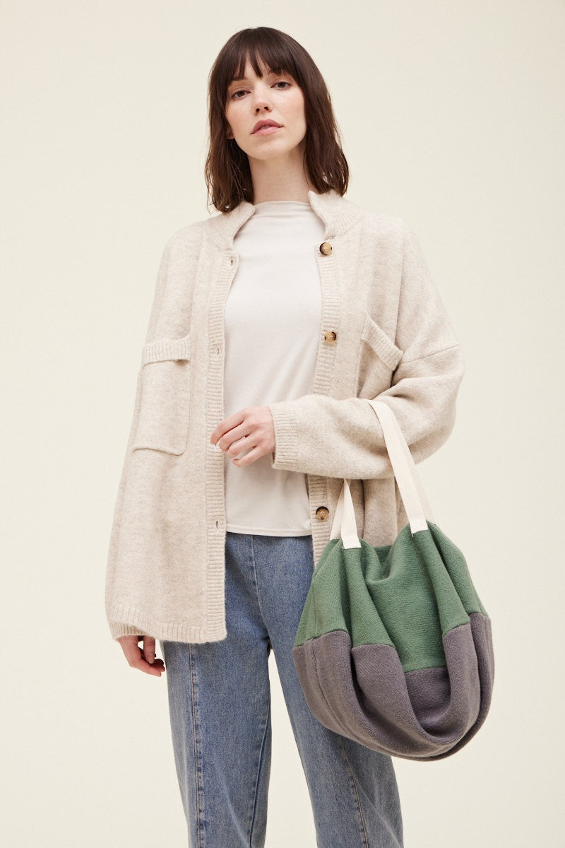 Grade & Gather Color Block Sphere Bag – Studio Opal Boutique