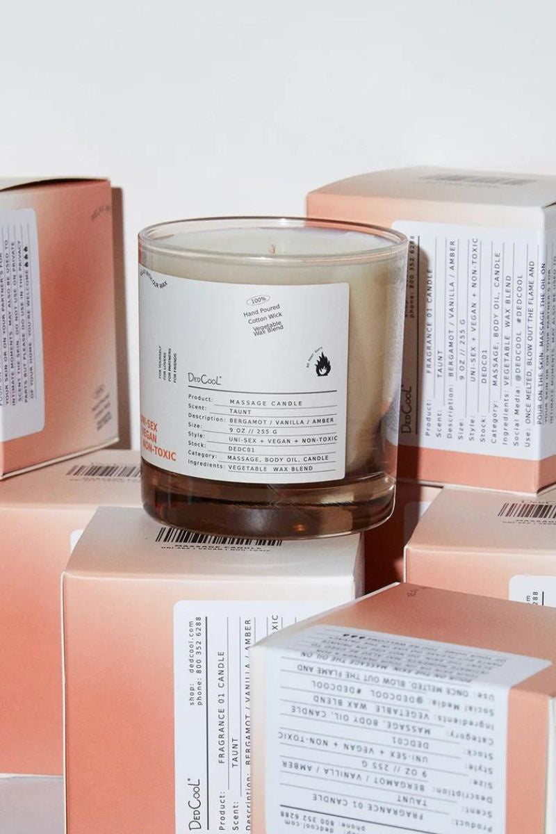 DedCool Massage Candle Taunt – Studio Opal Boutique
